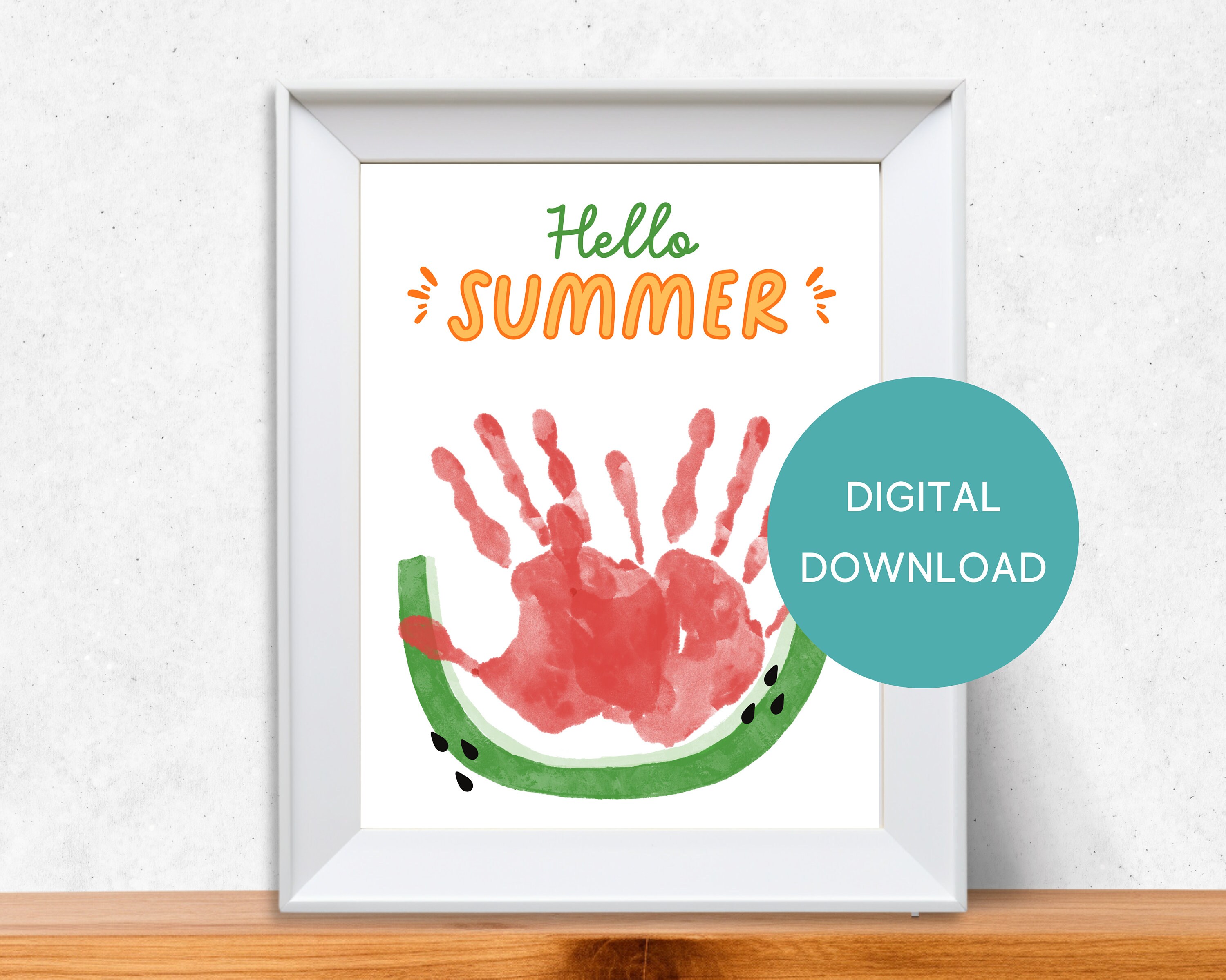 Summer Handprint Art Fun Handprint Craft for Summer Handprint Craft ...