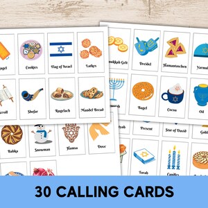 Hanukkah Bingo Game Printable Activity for Family, Kids, Teens ...