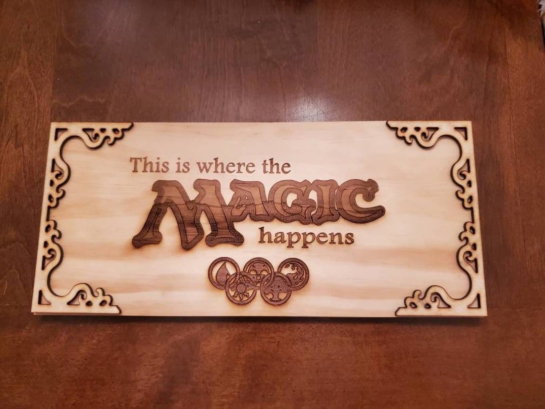 MTG Wall Decor Magic the Gathering Sign Magic the Gathering - Etsy