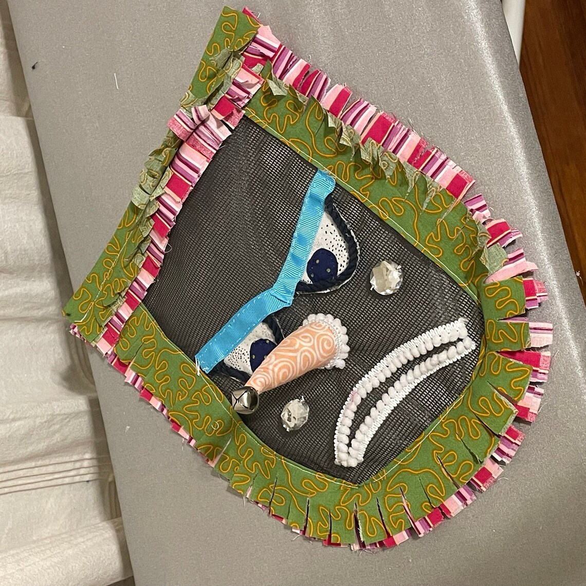 Traditional Wire Screen Cajun Mardi Gras Mask - Etsy