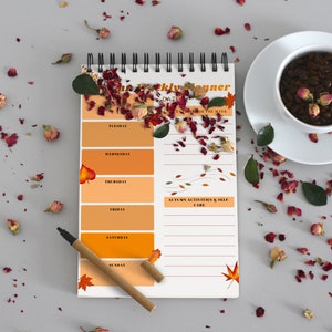 Autumn Weekly Planner Sheet, Fall Themed Planner, Daily to Do Sheet ...