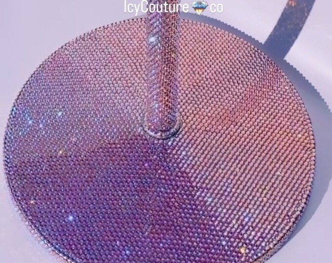 Pink Microphone Stand Custom Crystallized With Swarovski Crystals or ...