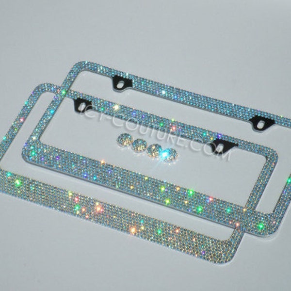 Porsche Swarovski Crystal License Plate Frame - Etsy