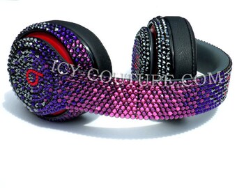 Custom Bling Beats Design With Swarovski Crystals High - Etsy