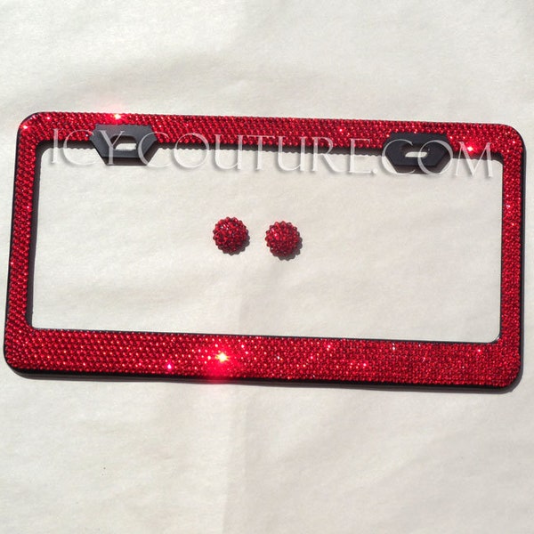 Bling Personalized License Plate Frame - Etsy