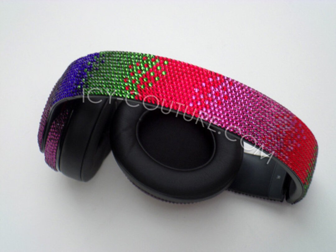 Custom Bling Beats Design With Swarovski Crystals High - Etsy