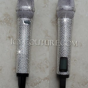 Custom Bling Microphone With Rhinestones or Swarovski Crystals - Etsy