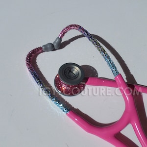 Barbie Ombre Bling Stethoscope Design Crystallized With - Etsy