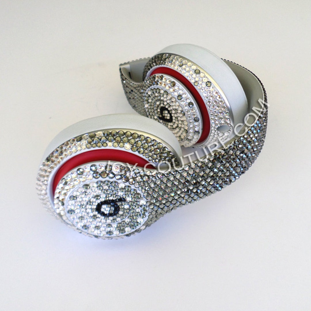 Silver Ombre Bling Beats Crystal Design on Yours or Our Headphones - Etsy