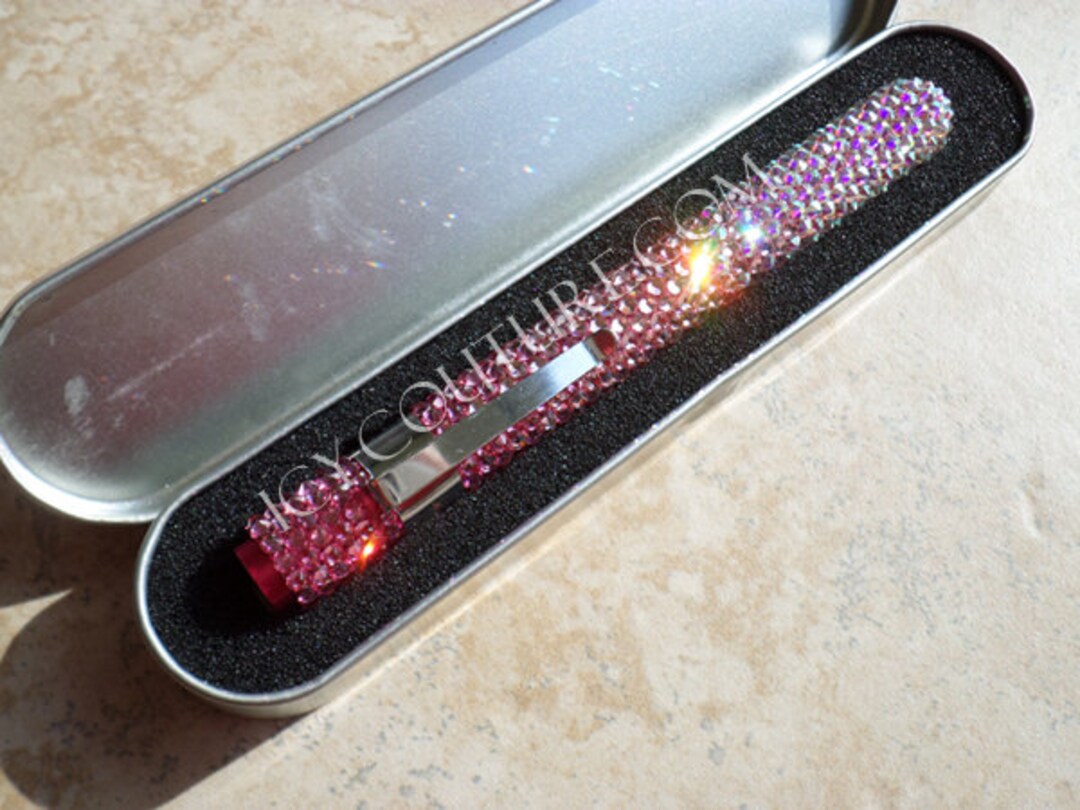 Reusable PUPIL Penlight Pink Ombre Swarovski Crystals - Etsy