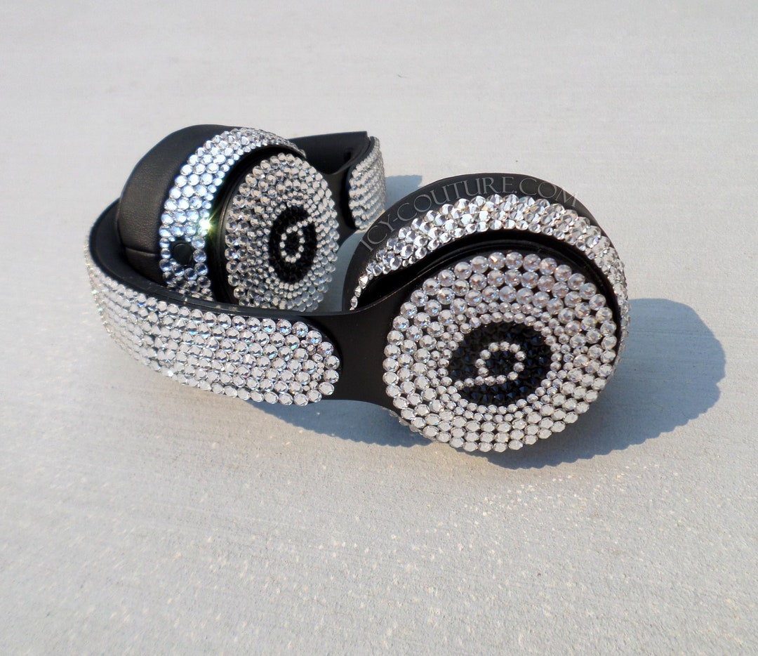 Beats Included Custom Bling Beats diamonds on Black on Solo 3, Solo Pro ...