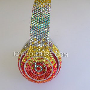 Lucky Colors Ombre Bling Beats Design Swarovski Crystals. - Etsy