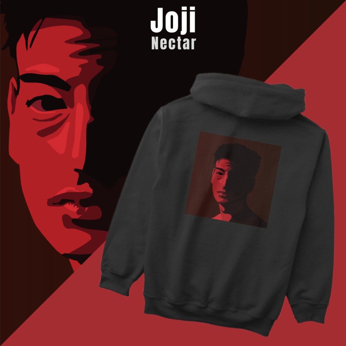 Joji Nectar Hoodie, Custom Album Artwork, Rap Merch - Etsy UK