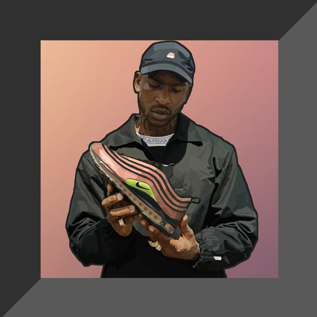 Skepta SK Air Hoodie, Custom Album Artwork, Rap Merch - Etsy UK