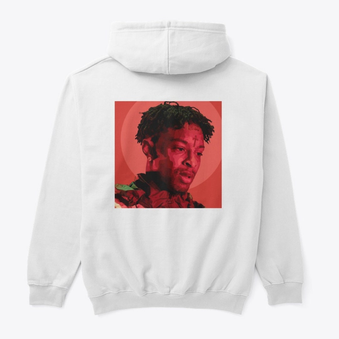 21 Savage Hoodie, Custom Album Artwork, Rap Merch T-shirt - Etsy