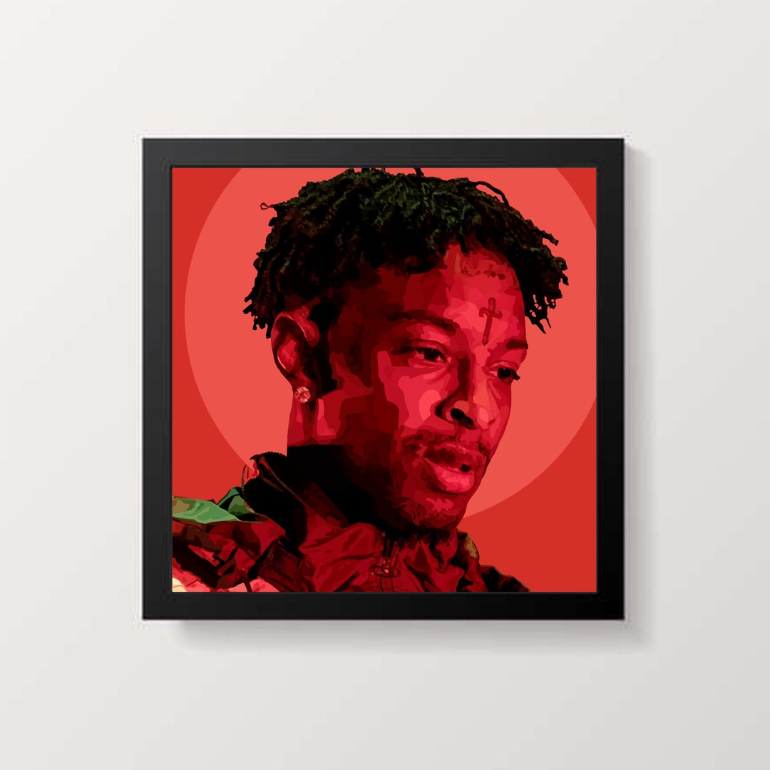 21 Savage Rap Print | Dave Art | Available in Multiple Sizes | Wall Art ...