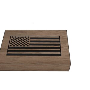 Flag Design, Optimized for Small Carves - CNC Design (vcarve, SVG, DXF ...