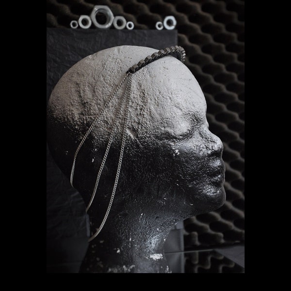Goth Chain Headpiece - Etsy