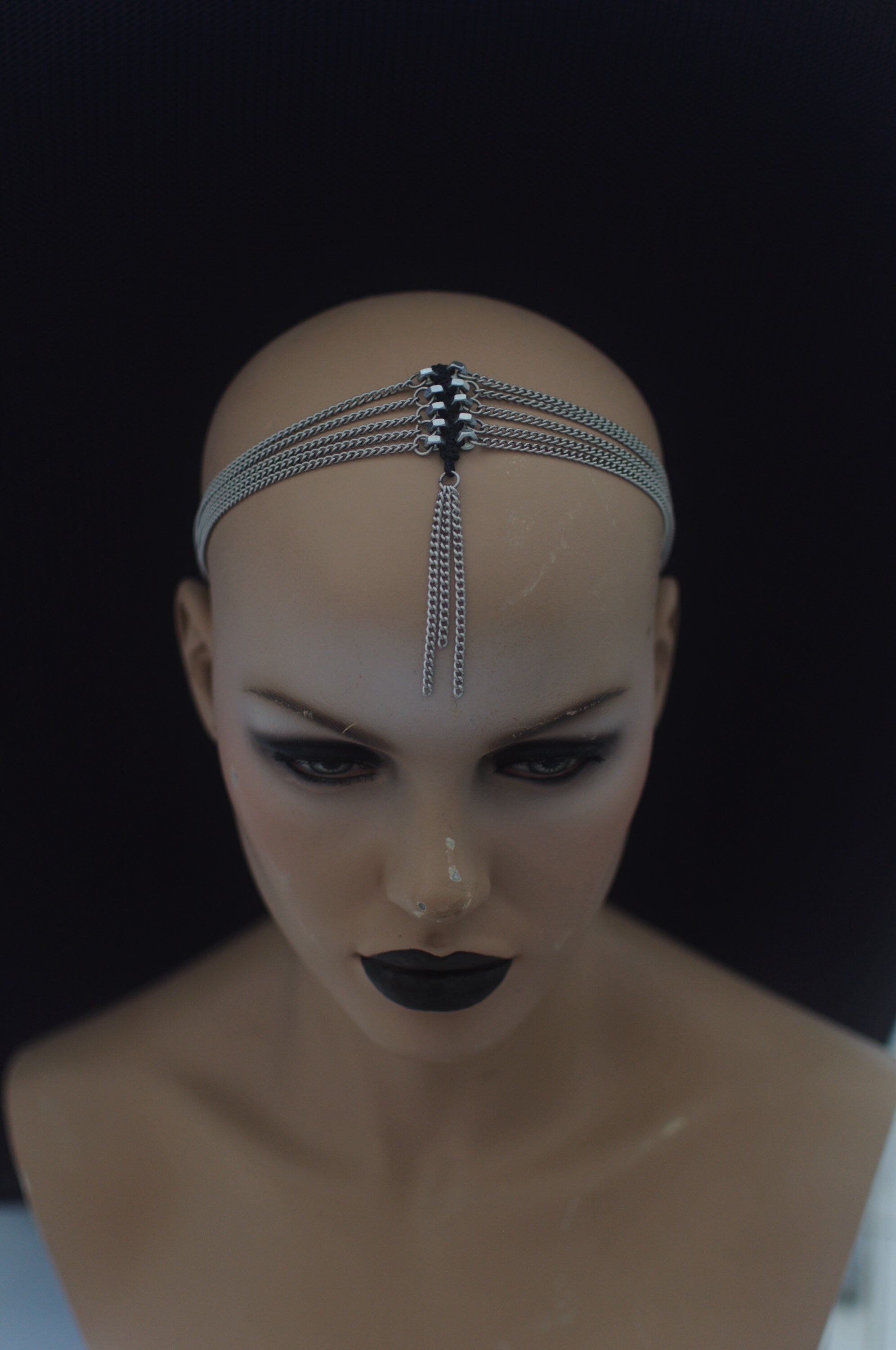 Chain Forehead Band Tassel Headpiece Multi Chains Hair - Etsy