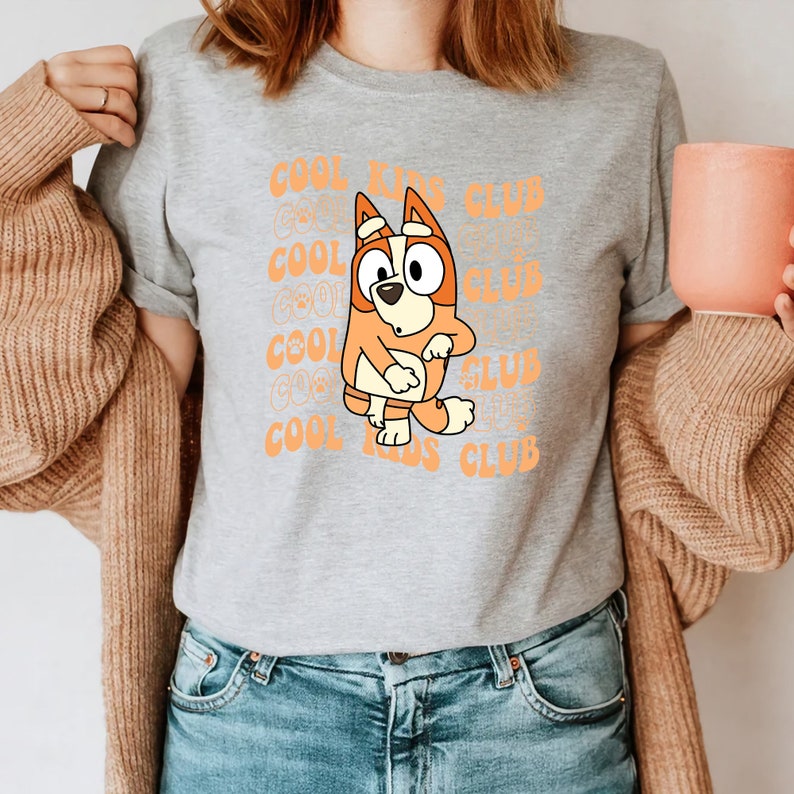 Cool Kids Club PNG, Bluey Cool Kids PNG, Bluey Family Cartoon Gift ...