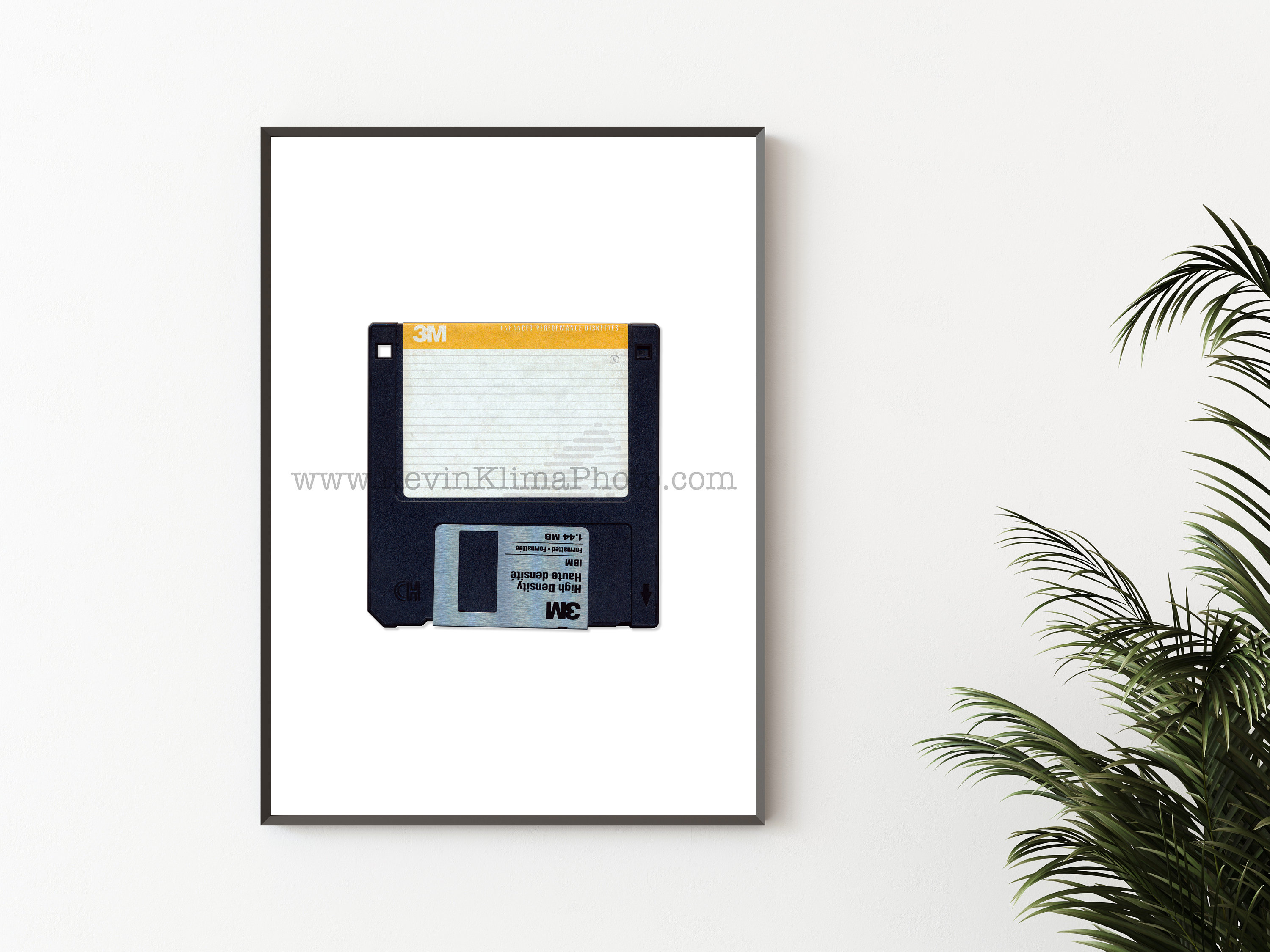 Vintage Floppy Disk Office Art Set of 2 Computer Prints Unframed Wall ...