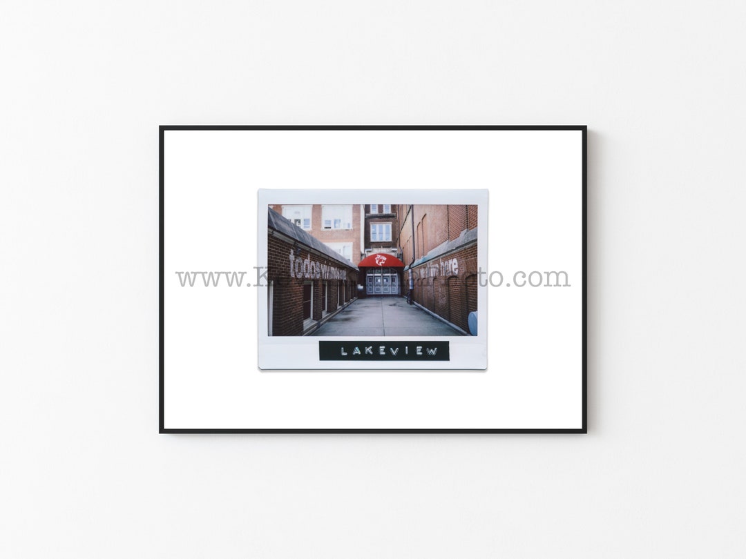 LAKEVIEW HIGH SCHOOL, Chicago Photography Print - Unframed Wall Art ...