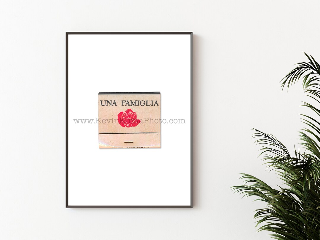 FAMILY, UNA FAMIGLIA Italian Kitchen Photography Print - Vintage ...