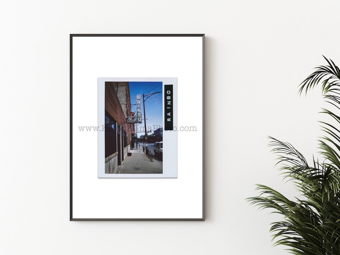 RAINBO CLUB, Chicago Photography Print - Unframed Wall Art - Polaroid ...