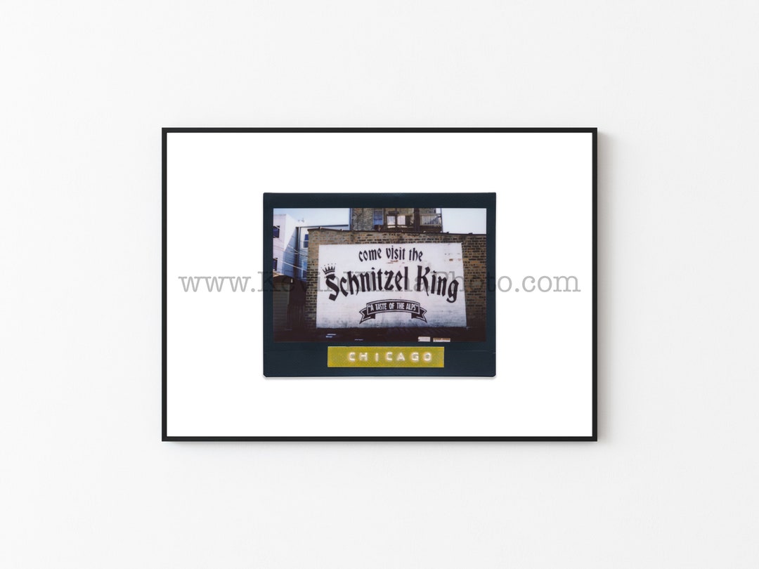 SCHNITZEL KING, Chicago - Unframed Photography Print, Polaroid Instant ...