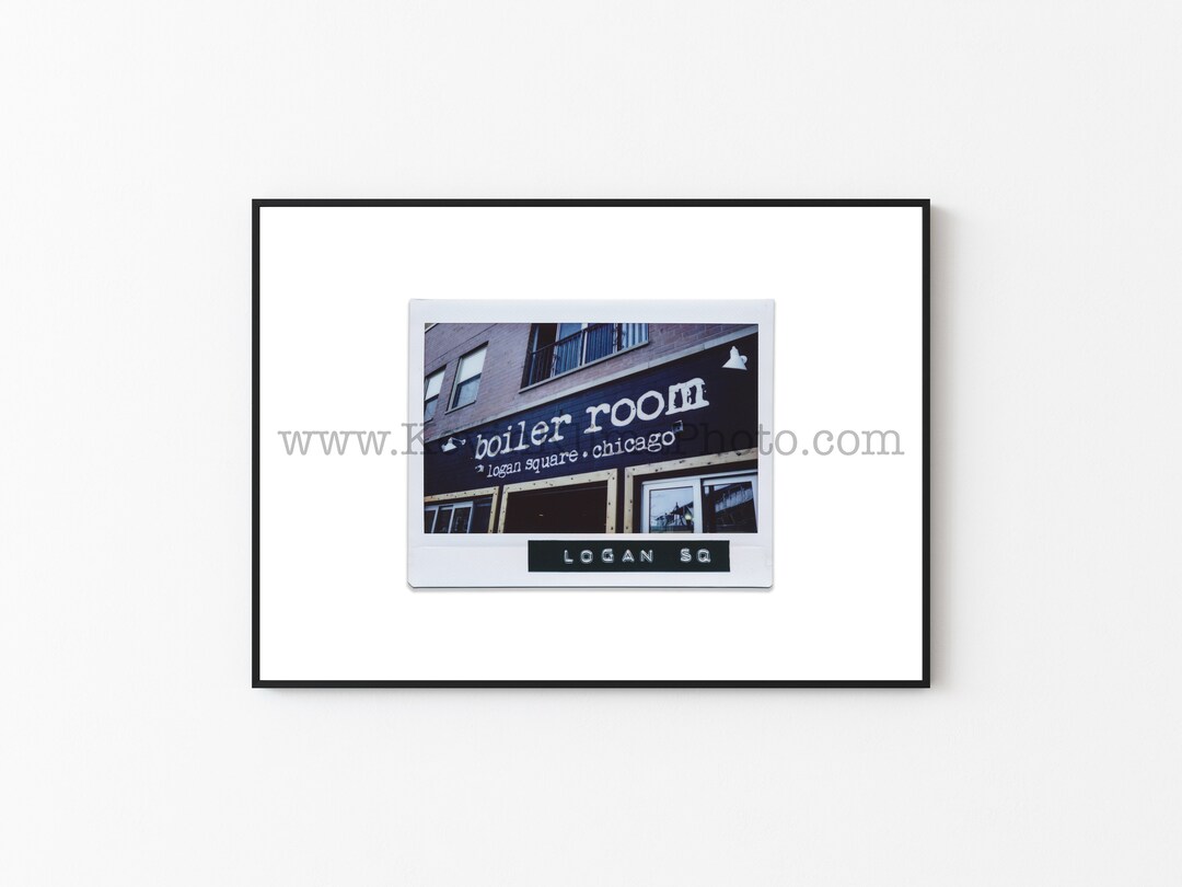 BOILER ROOM, Chicago Photography Print - Unframed Wall Art - Polaroid ...