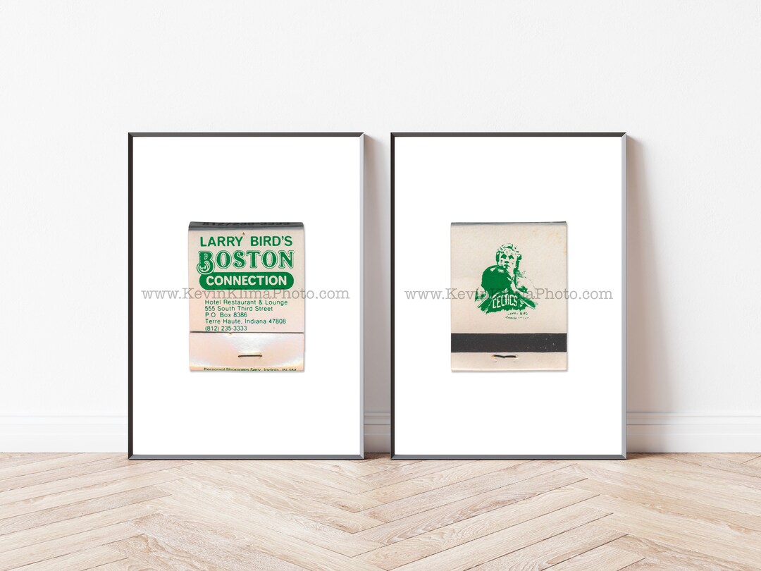 LARRY BIRD'S Boston Connection, Vintage Terre Haute, Indiana Art - Set ...