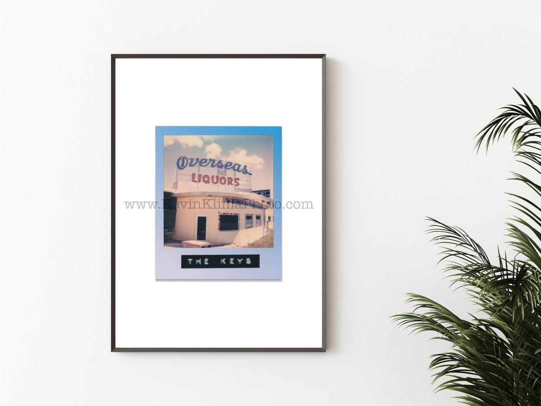 Overseas Liquors, FLORIDA KEYS Photography Print - Unframed Wall Art ...