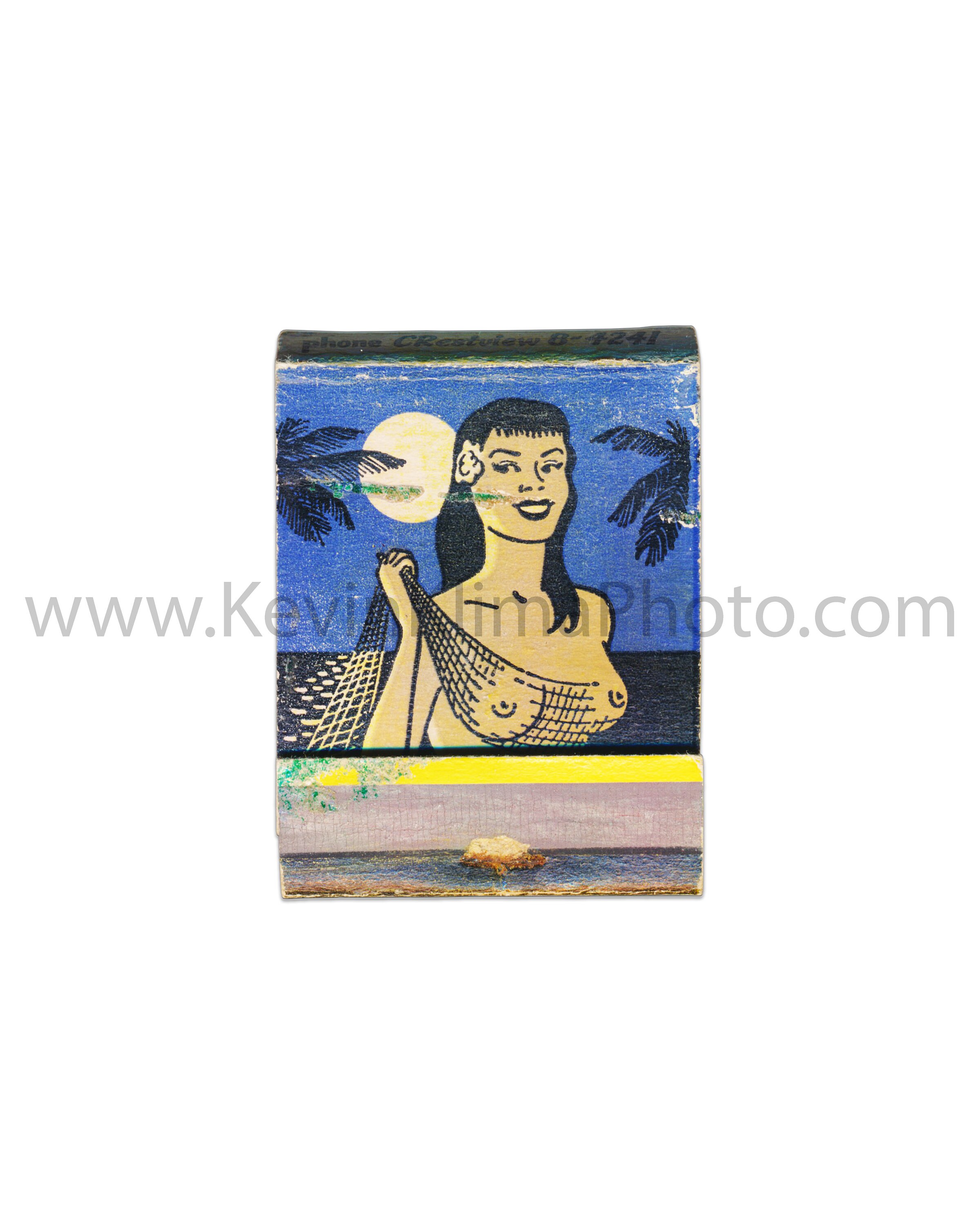 Vintage Tiki Bar Polynesian Matchbook Print Vintage - Etsy