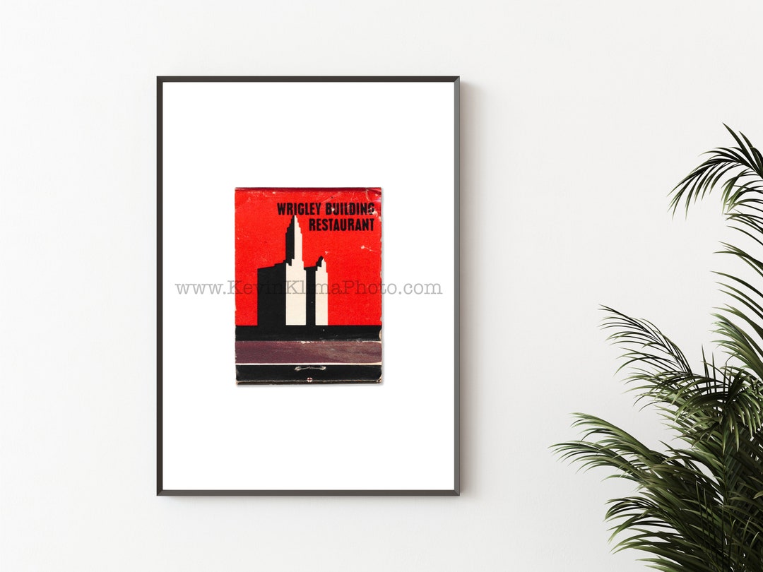 Wrigley Building Restaurant, Chicago - Unframed Matchbook Photography ...