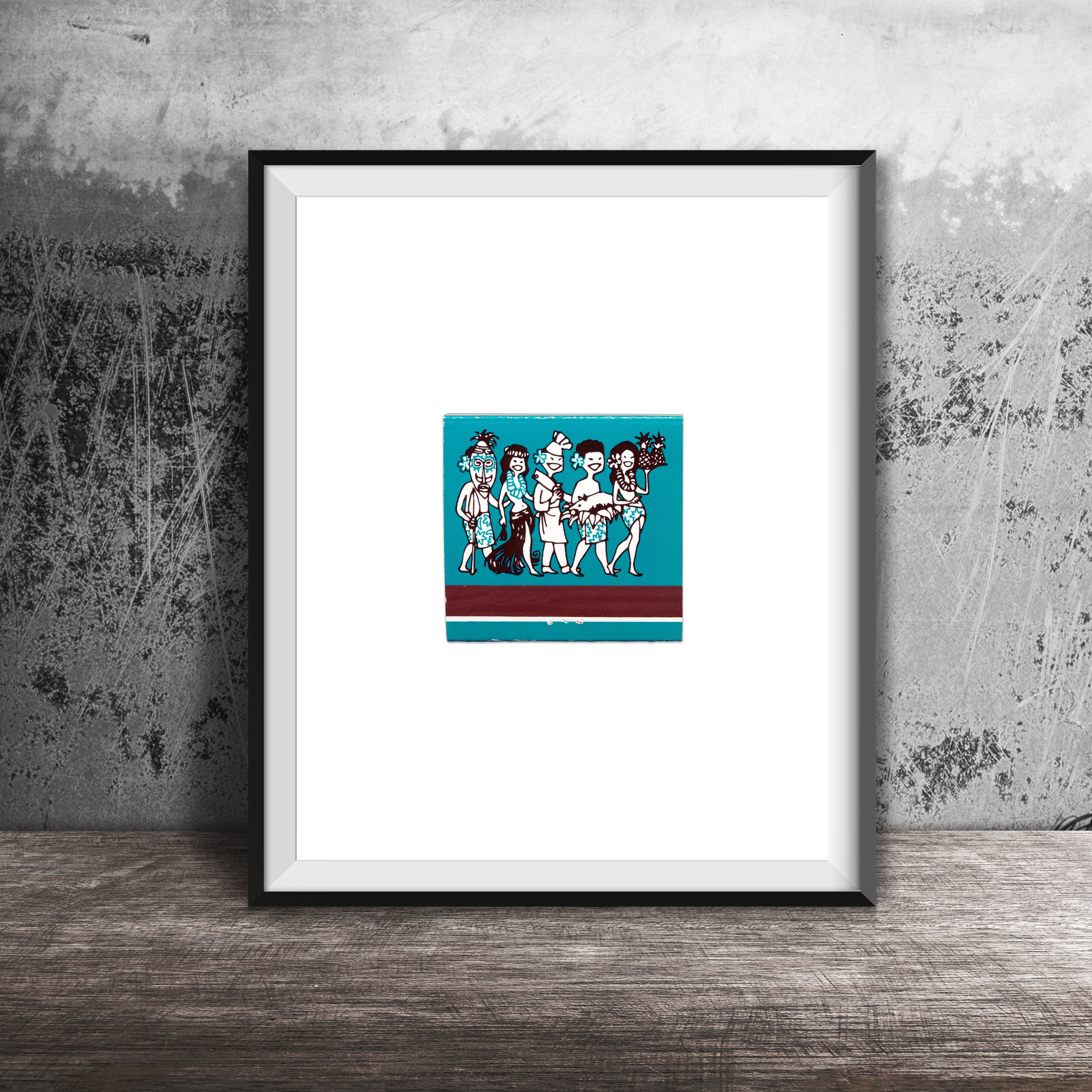 Tiki Bar Luau Matchbook Print Vintage Matchbook Print - Etsy
