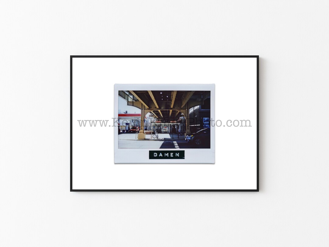 CHICAGO El TRACKS Photography Print - Unframed Wall Art - Polaroid ...