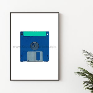 Vintage Floppy Disk Office Art - Set of 2 - Computer Prints - Unframed ...