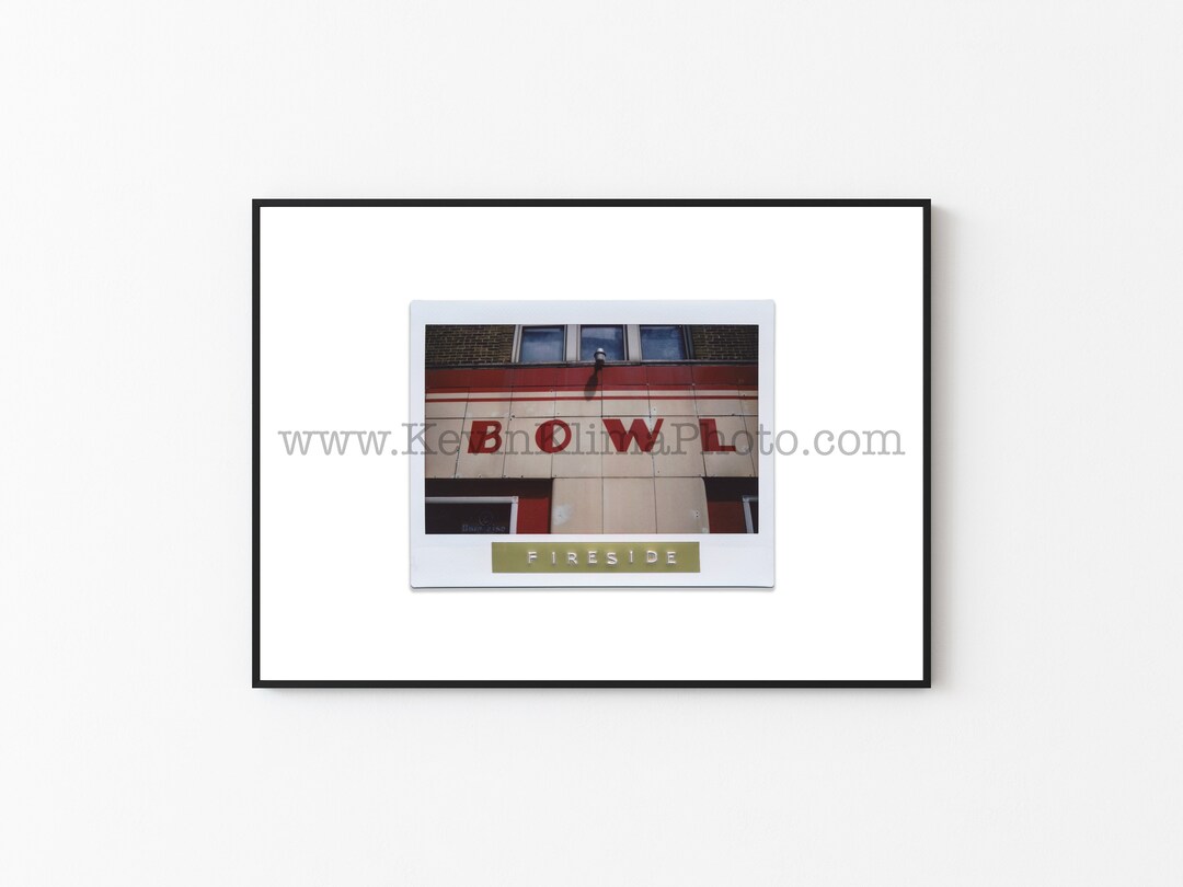 FIRESIDE BOWL, Chicago Photography Print - Unframed Wall Art - Polaroid ...