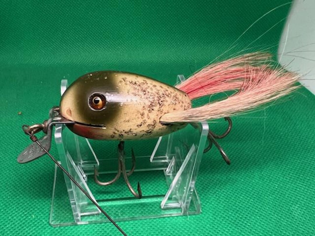 Creek Chub Dingbat, Silver Flash; Wood Lure, Glass Eyes - Etsy