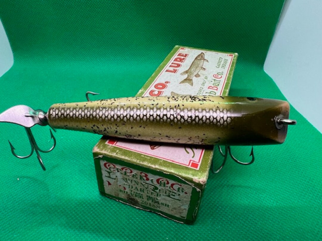 Creek Chub Spinnered Darter; Near-mint Wood Lure, Correct End-labeled ...