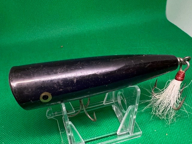 Creek Chub Snook Plunker; Purple Eel Finish. Wood Lure, Painted Eye ...