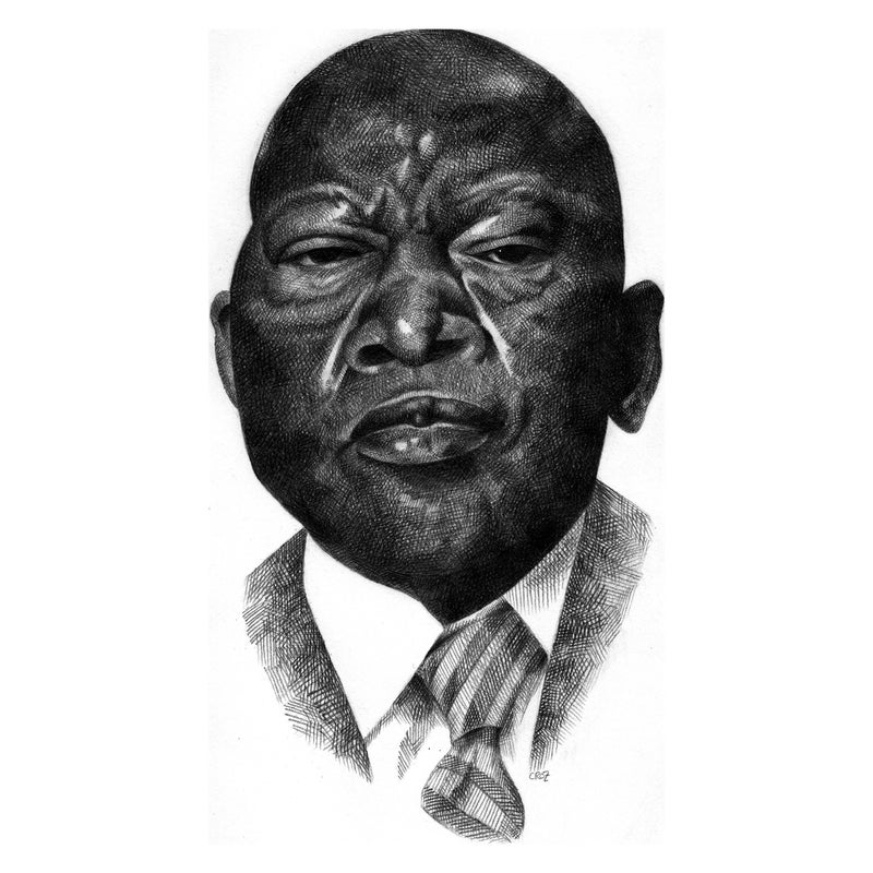 John Lewis Drawing - Etsy