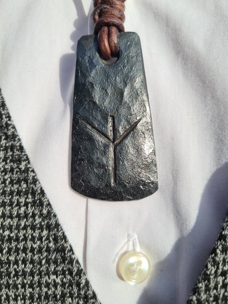 Viking Rune Maori Toki Pendant Gesmeden Hanger - Etsy