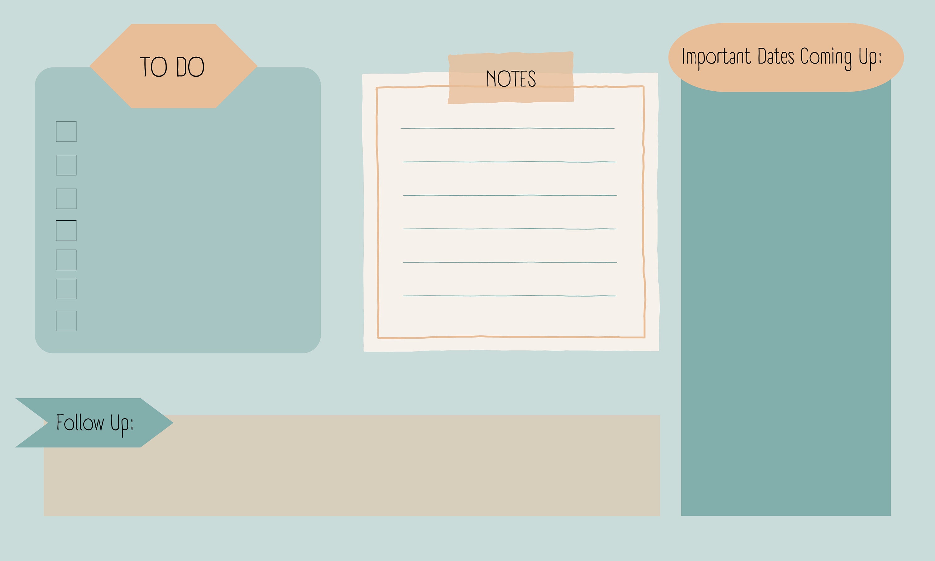 Onenote SIMPLE & QUICK Template for Staying Organized - Etsy
