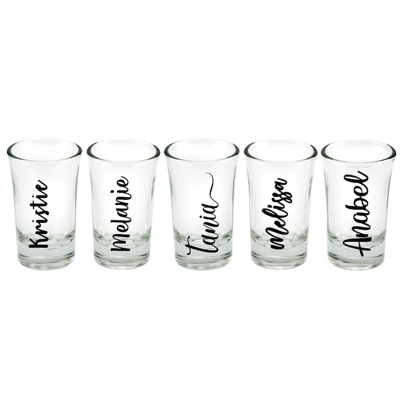 Personalized Shot Glasses - Etsy
