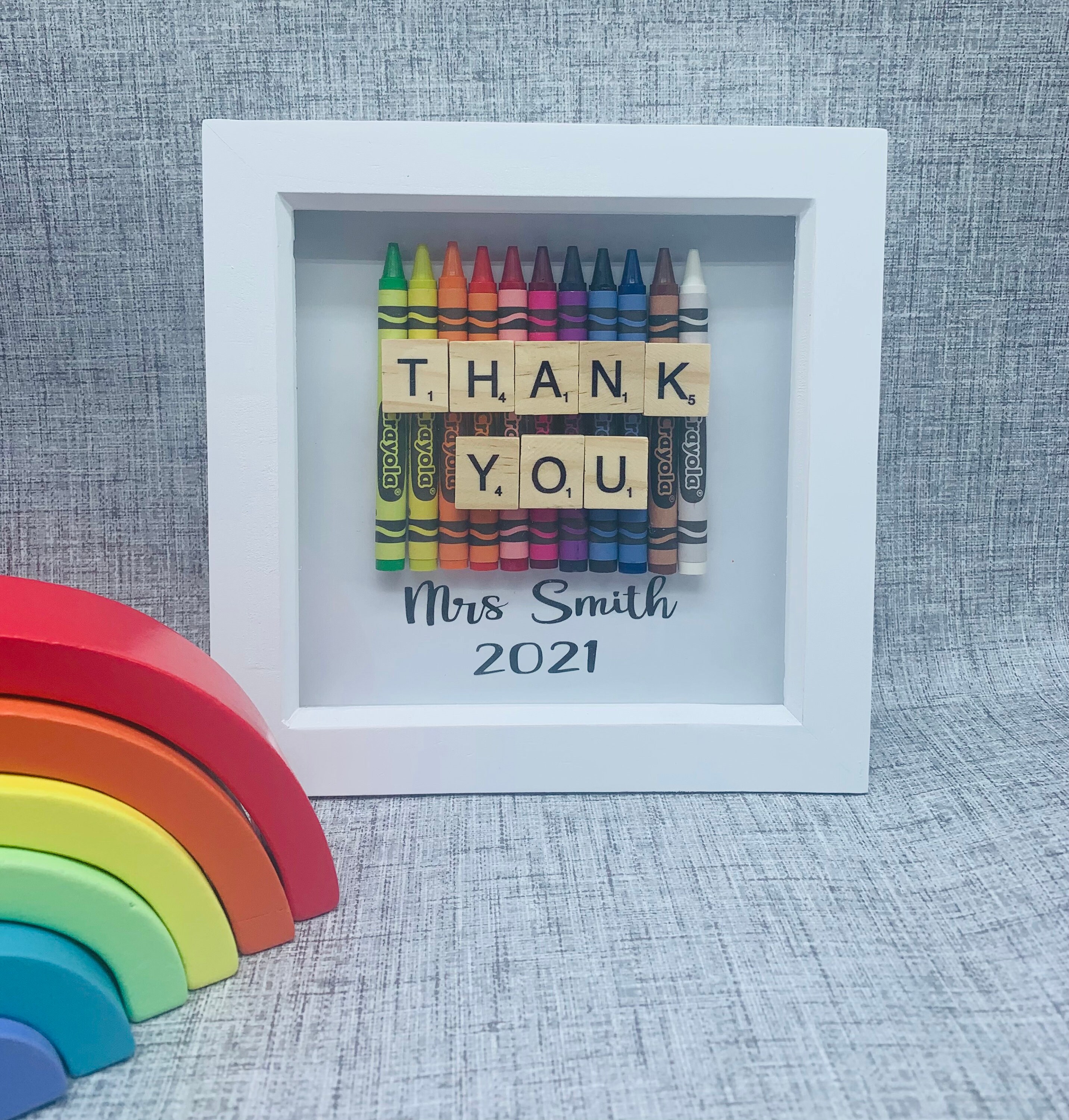 Personalised Thank You Teacher Frame - Etsy UK