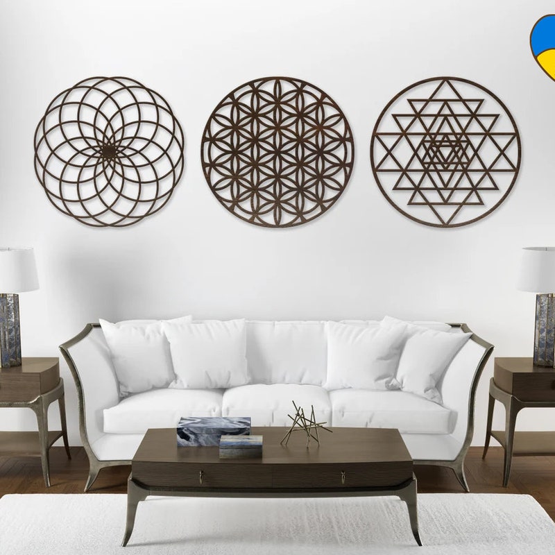 Sacred Geometry Wall Art - Etsy