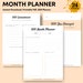 2021 Editable Planner Printable, 2021 Daily Planner, Monthly Planner ...