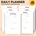 2021 Editable Planner Printable, 2021 Daily Planner, Monthly Planner ...