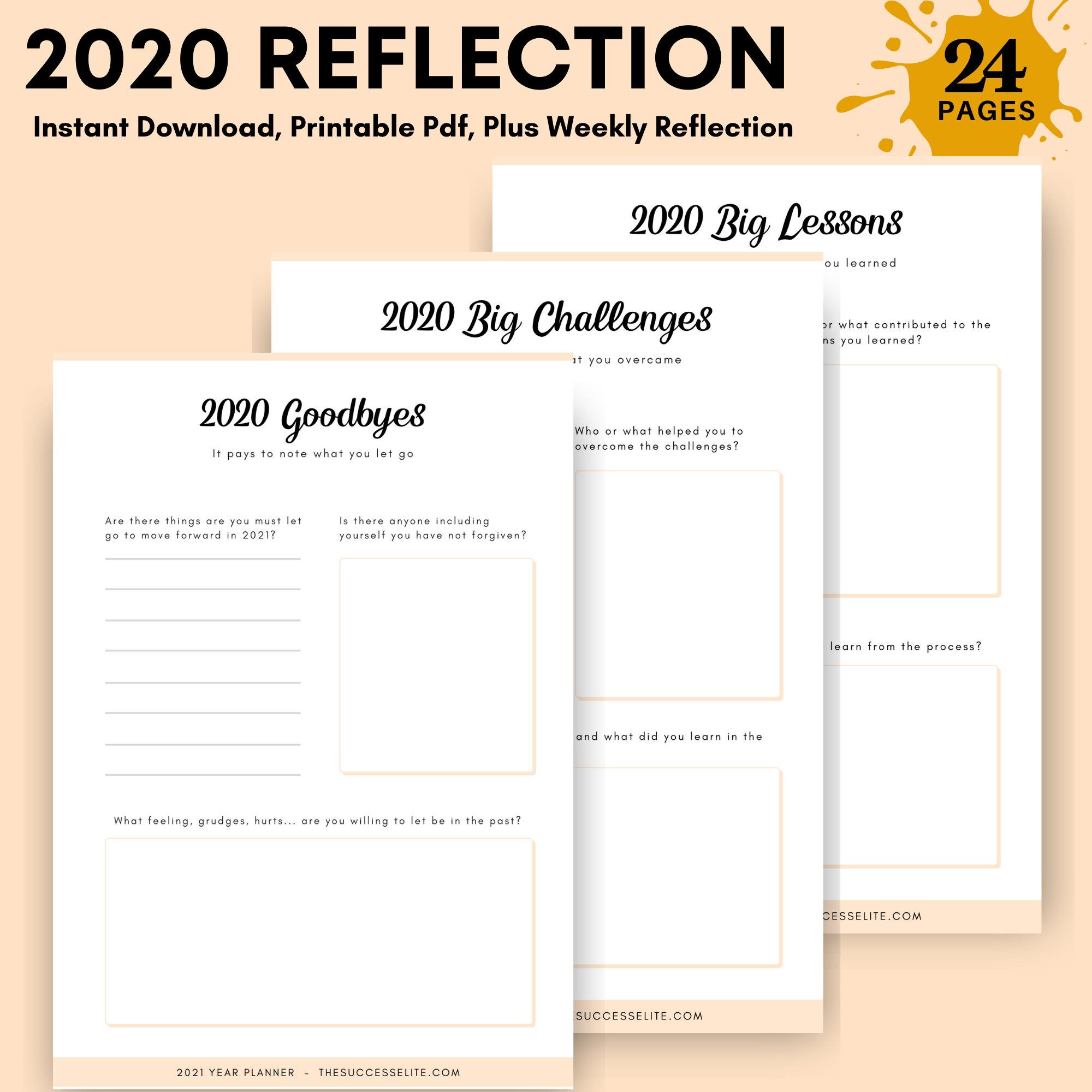 2021 Editable Planner Printable, 2021 Daily Planner, Monthly Planner ...